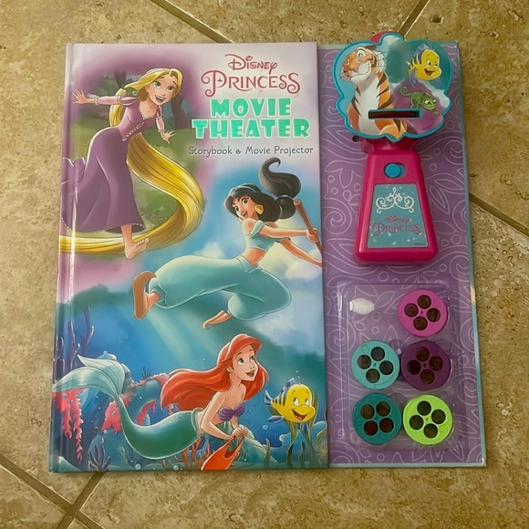 Disney | Toys | Disney Princess Movie Theater Storybook And Movie ...